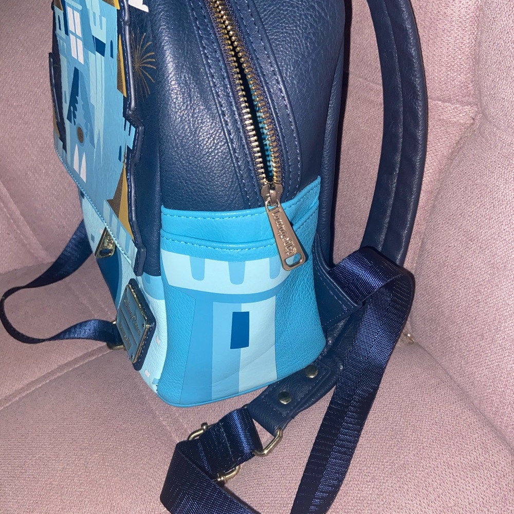Loungefly Disney Cinderella Castle Mini Backpack - Gem